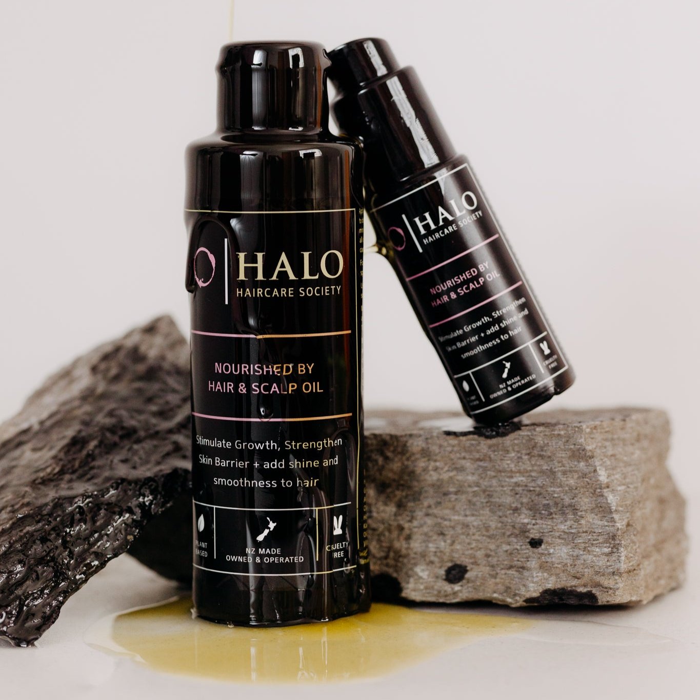 Nourished By ~ Scalp and Hair Oil – Halo Haircare Society