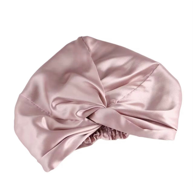 Mulberry Silk Double Lined Hair Turban – Halo Haircare Society